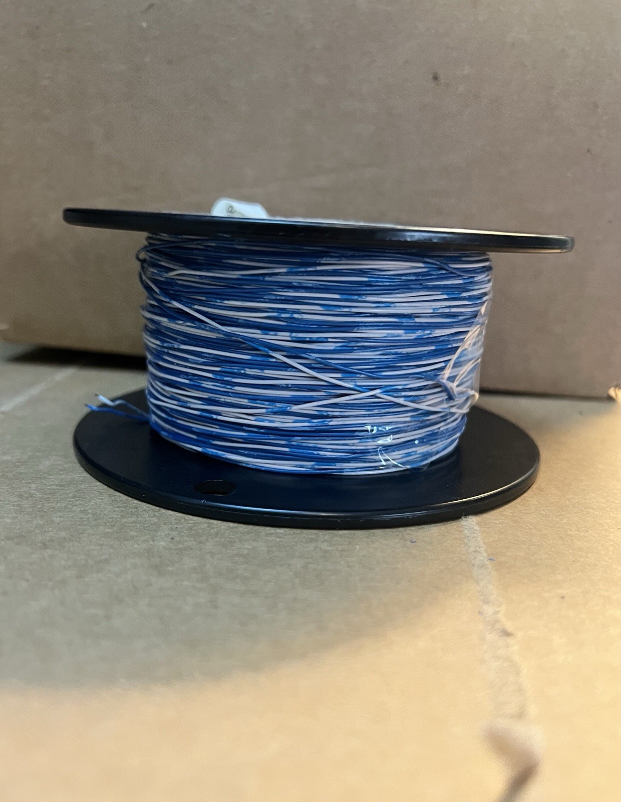 Cross Connect Telephone Wire Cable - 24/2 2C 24 AWG 1 Pair Blue/White ...