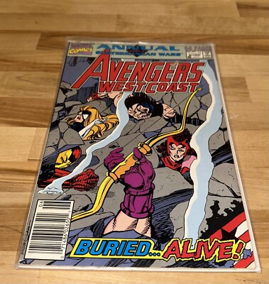 AVENGERS WEST COAST: BURRIED…ALIVE Comic Book | eBay