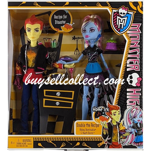 Monster High HOME ICK Abbey and Heath Double the Recipe doll set NRFB ...