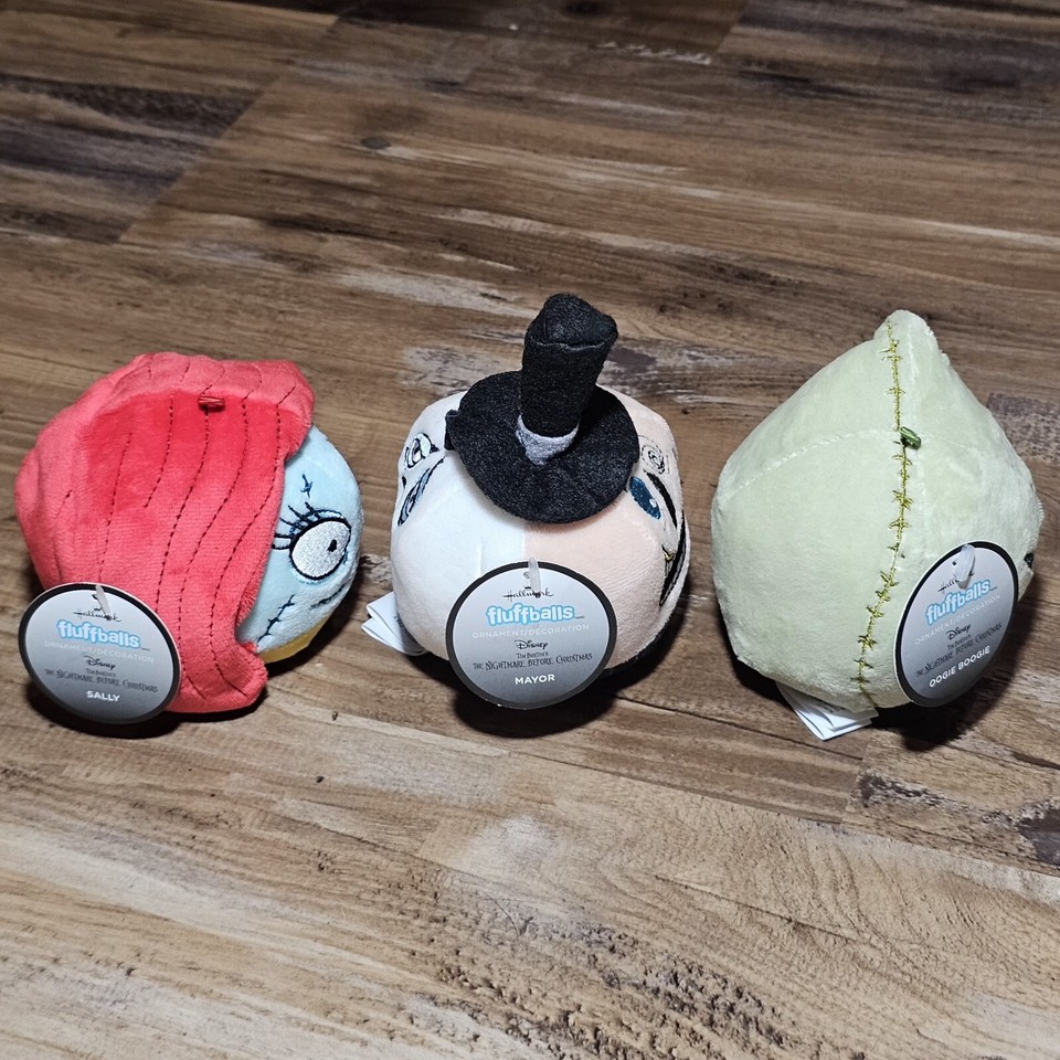 3 Hallmark Nightmare Before Christmas Toys Sally Mayor Oogie Boogie ...