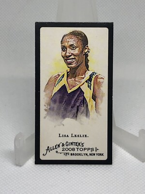 2008 Topps Allen & Ginter's Mini Black Border Lisa Leslie #247 HOF 0702 ...