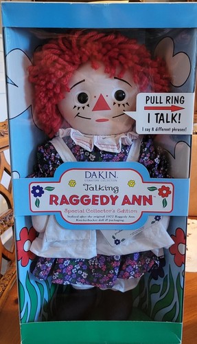 RAGGEDY ANN DOLL - Dakin Special Collector's Edition - Unopened ...
