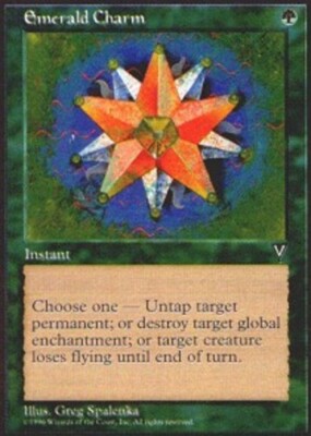 4x Emerald Charm ~ Lightly Played Visions MTG Magic x4 4 UltimateMTG ...