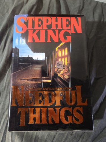 Needful Things Stephen King 1991 1st Edition Hardcover Dust jacket 51488024958| eBay