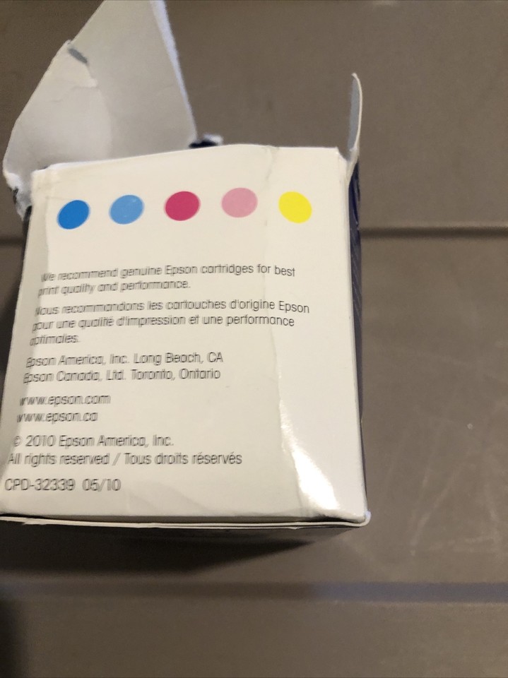 GENUINE EPSON 48 MULTICOLOR PRINT INK CMYK KCARTRIDGE SET T048920 EXP ...