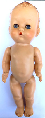 Vintage 1950s Pedigree Doll Baby, Hard Plastic, Open & Close Eyes, 10 ...