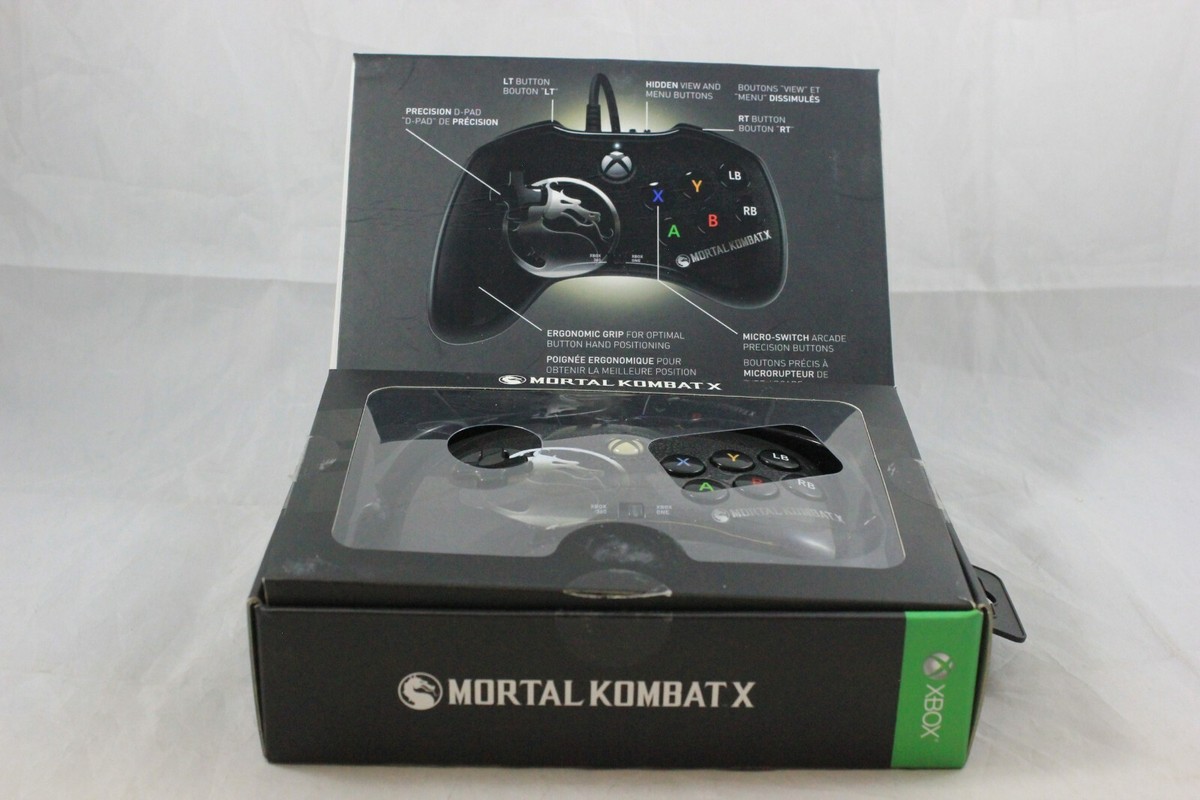 Official Pdp Microsoft Wired Fight Pad Mortal Kombat X For