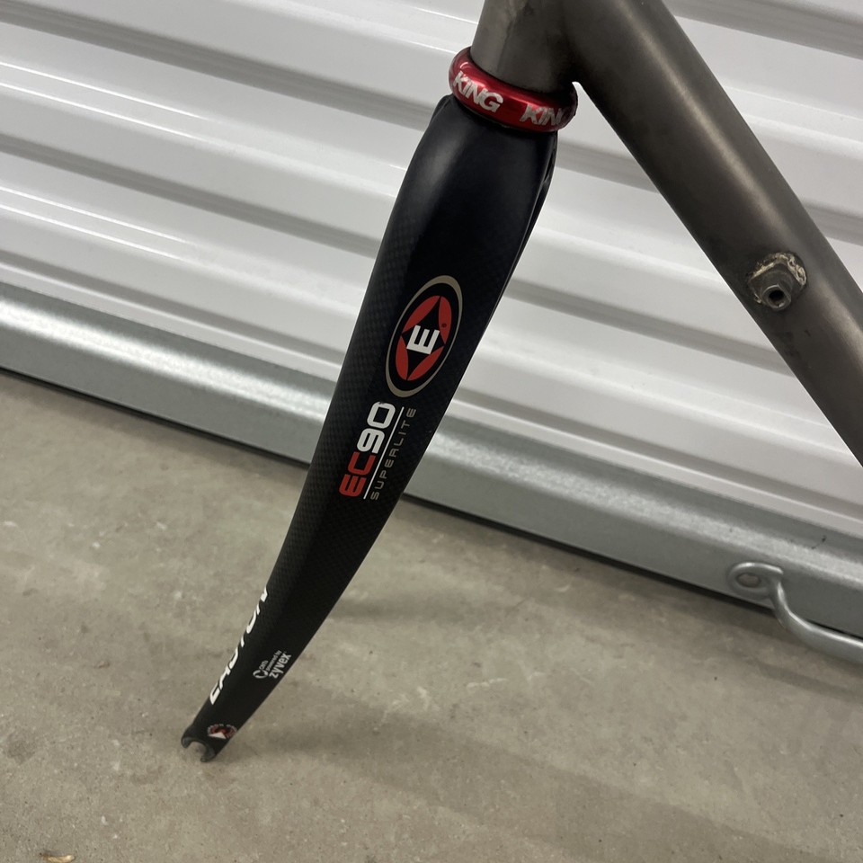 Eddy Merckx Titanium AC Road Frame Easton EC90 Fork Chris King 1 ...
