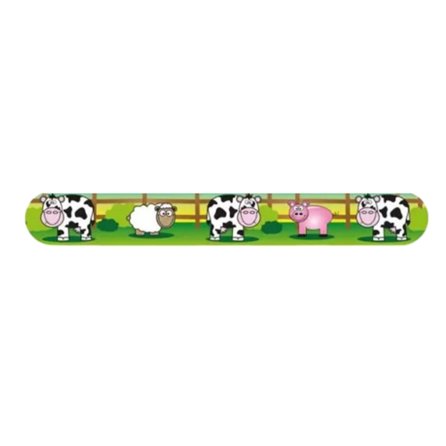 Assorted Design Farm Animals Green Slap Bands Bracelet Kids Birthday ...