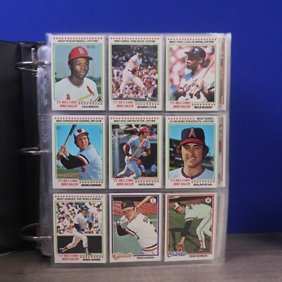 1978 Topps Baseball Complete Your Set Choose 251-500 | eBay
