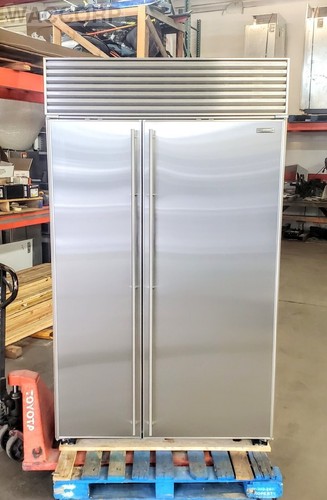RECONDITIONED 48" SUB-ZERO 632 PERFECT STAINLESS DOORS w/TUBULAR ...