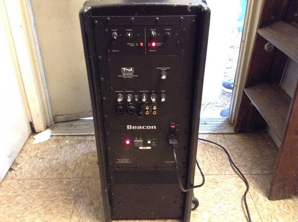 Anchor Audio Beacon Line Array Portable Sound System w/ 2x Wireless ...