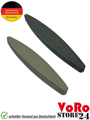 Wetzstein Schleifstein Abziehstein Oval für Sense oder Rasenmäher Hell ...