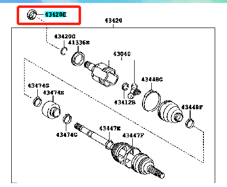 Fred CV Drive Shaft Oil Seal Right. BH6347E,50X80X11X17 Fits Kluger ...