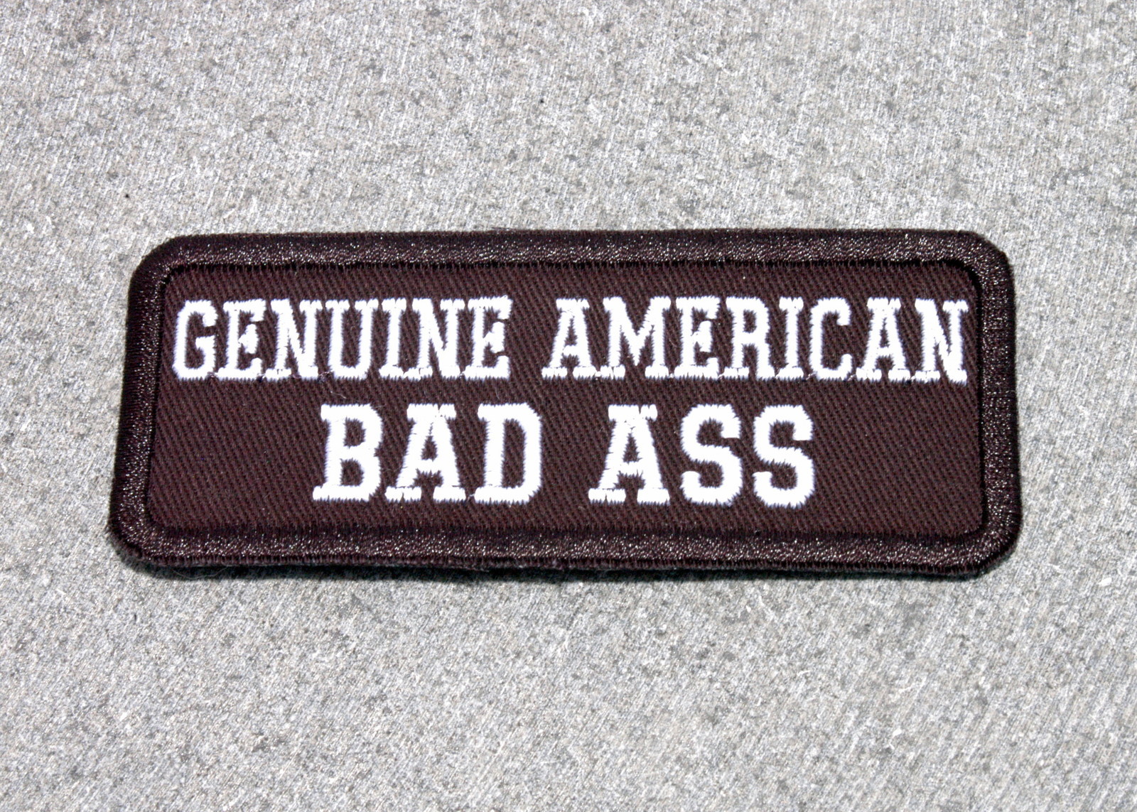GENUINE AMERICAN BAD ASS Biker Vest Motorcycle Patch | eBay