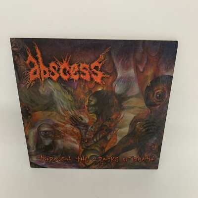 Abscess THROUGH THE CRACKS OF DEATH *Promotional Release* (DIGIPAK) CD ...