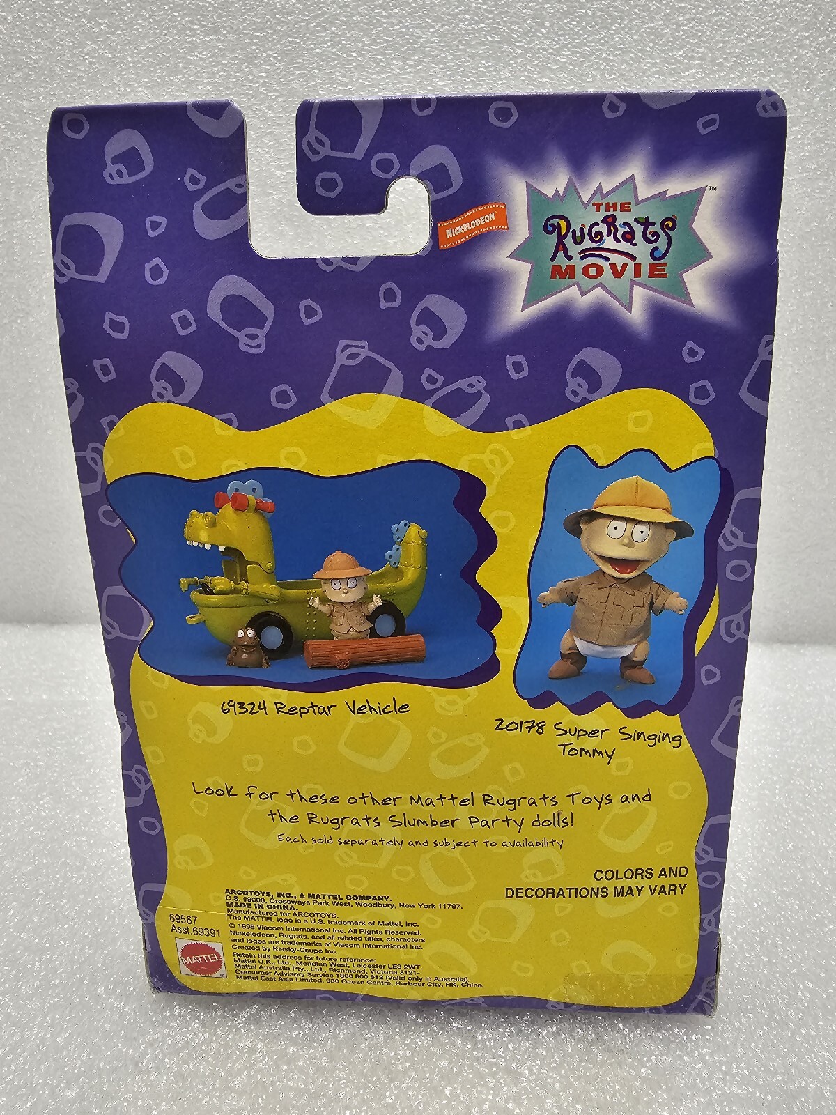 Rugrats Movie Dil Nuturing Playset Nickelodeon 1998 Mattel Viacom Vtg ...