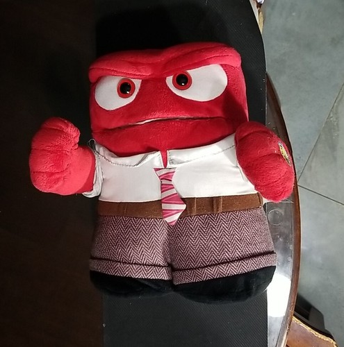 Animated Talking Anger (13 Phrases) Disney Store Inside Out Plush 10 ...
