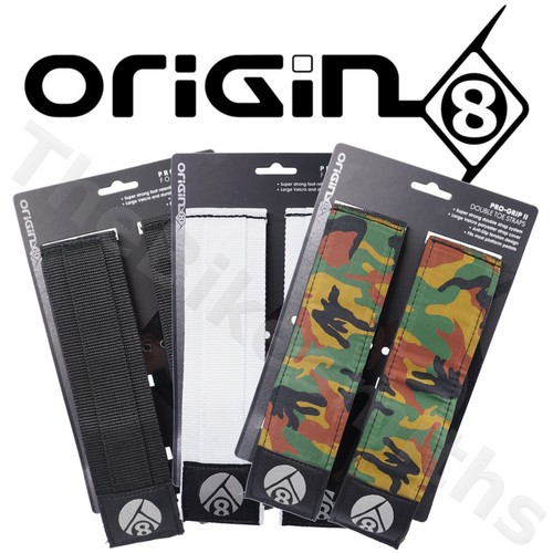 Bicycle Toe Straps Origin8 Pro Grip II Double White for sale online | eBay