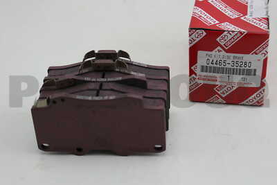 0446535280 Genuine Toyota PAD KIT, DISC BRAKE, FRONT 04465-35280 | eBay