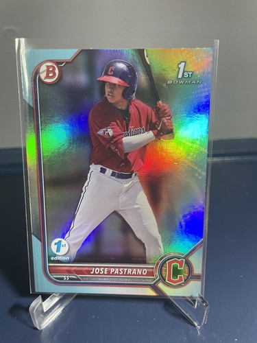 2022 JOSE PASTRANO BOWMAN 1ST EDITION PROSPECT SKY BLUE FOIL RC | eBay