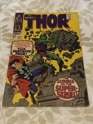 Thor #142 Marvel Comics 1967 Silver Age Mid - High Grade | eBay