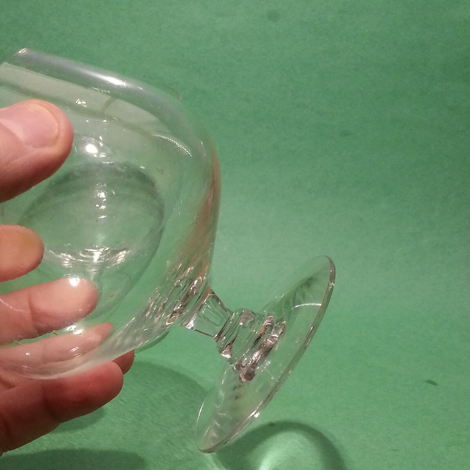 12 oz Cognac Brandy Crystal Snifter 4" tall 2.5" opening, Pair | eBay