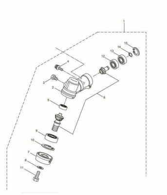 232718 NEW Genuine MARUYAMA Trimmer Gear Case (Ratio 13:25) B27L B30L ...