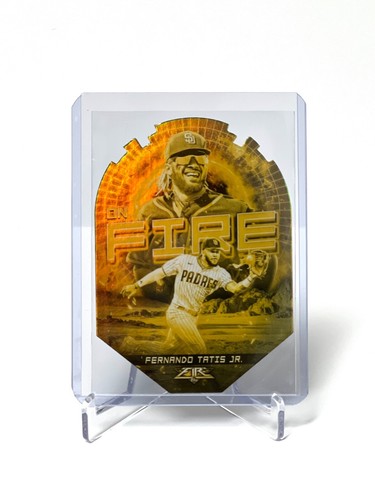 2022 Topps Fire Fernando Tatis Jr. - On Fire Gold Minted #EF-24 | eBay