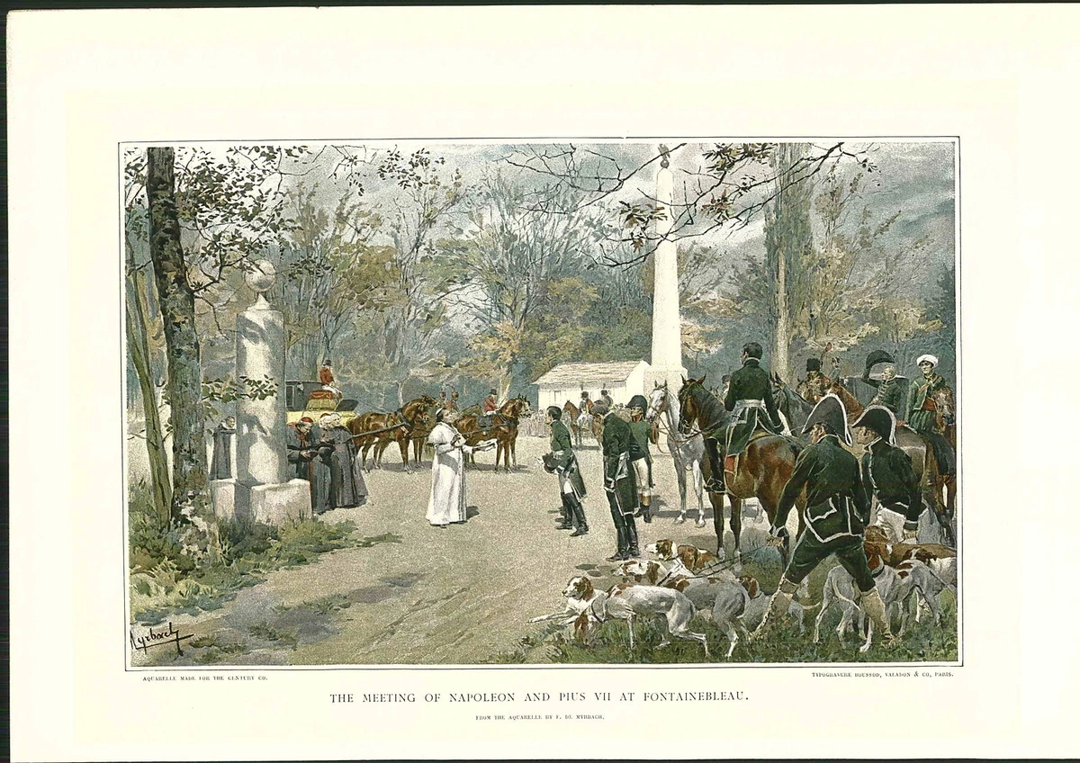 Napoleon And Pope Pius Vii