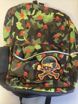 Star Point By Mojo Backpack With 4 Zipper Pockets Camouflage Skulls ...