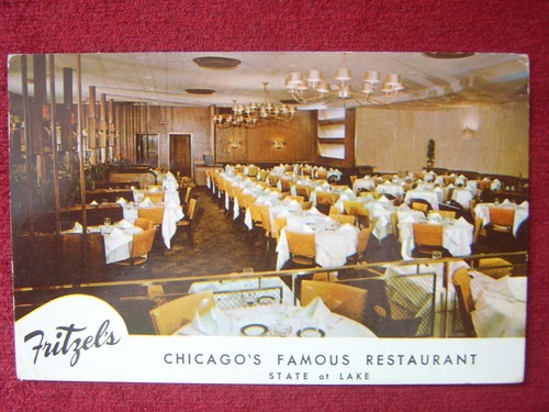 ILLINOIS - CHICAGO / FRITZEL'S FAMOUS RESTAURANT / STATE AT LAKE / 1961 ...