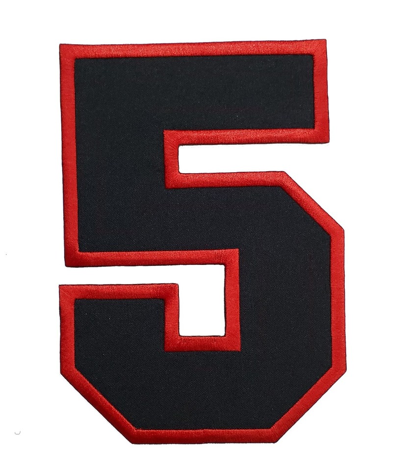 Numbers College Varsity Letterman Embroidered Iron On Patch Customize ...
