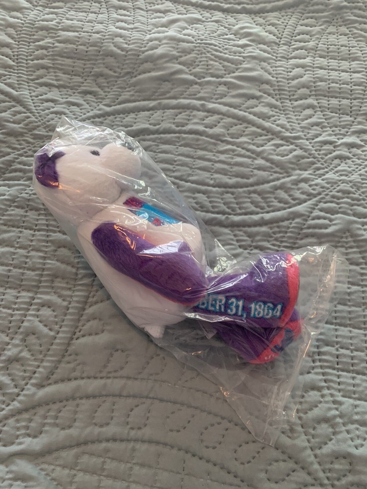 NEVADA State Quarter Coin Bear - 36th State. Plush 8" Limited Treasures ...