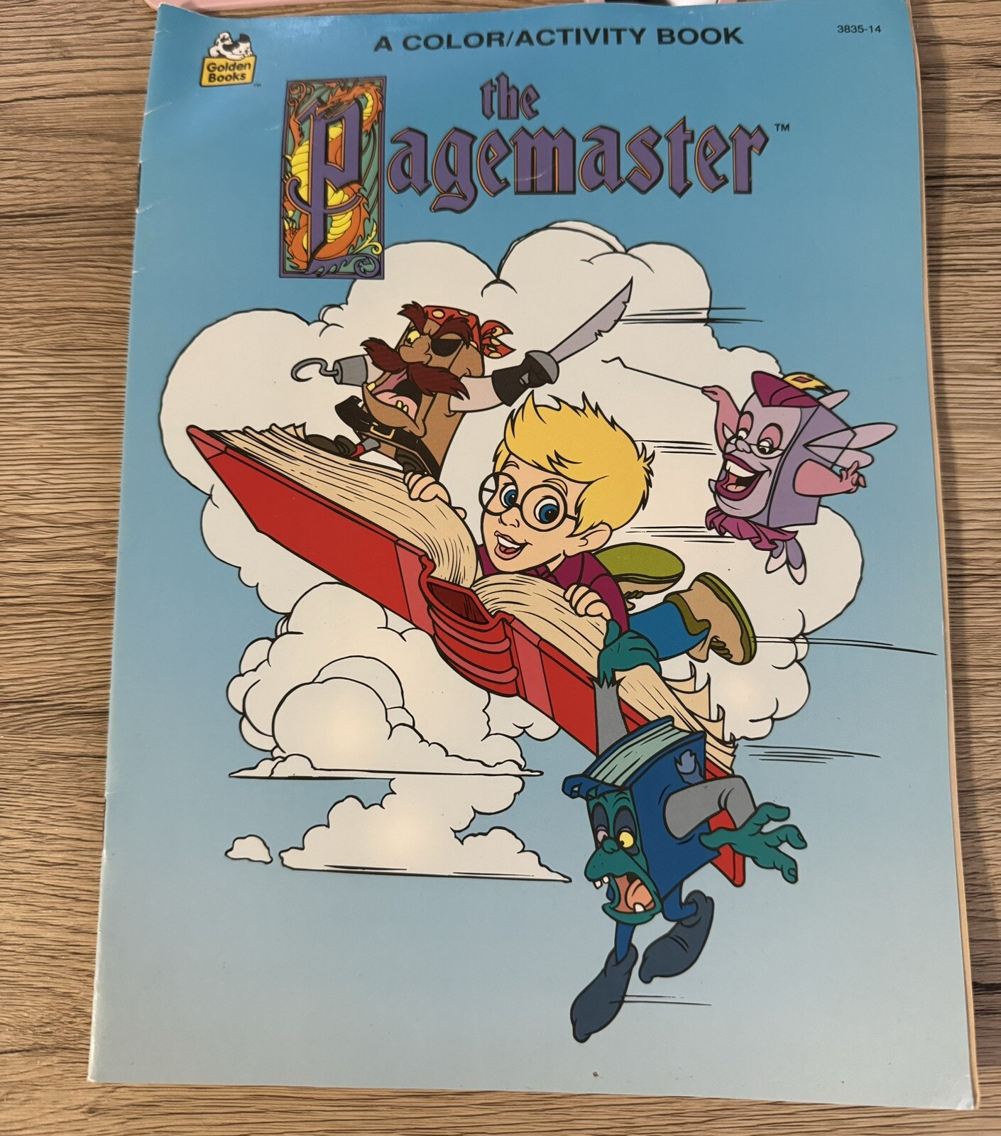 Vintage 1994 Pagemaster Color/activity Book Uncolored | eBay