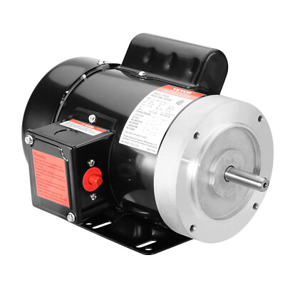 VEVOR 3/4 HP Electric Motor 1725RPM AC115/230V 56C Frame 1-Phase 5/8 ...