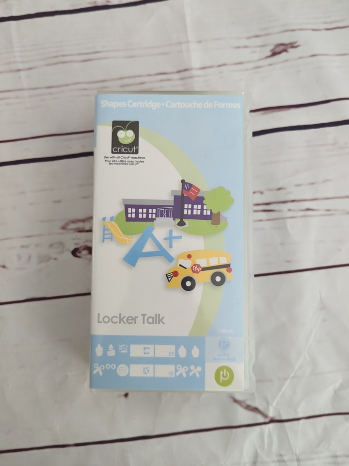 Cricut Cartridge, Shapes, Locker Talk A+, School | eBay