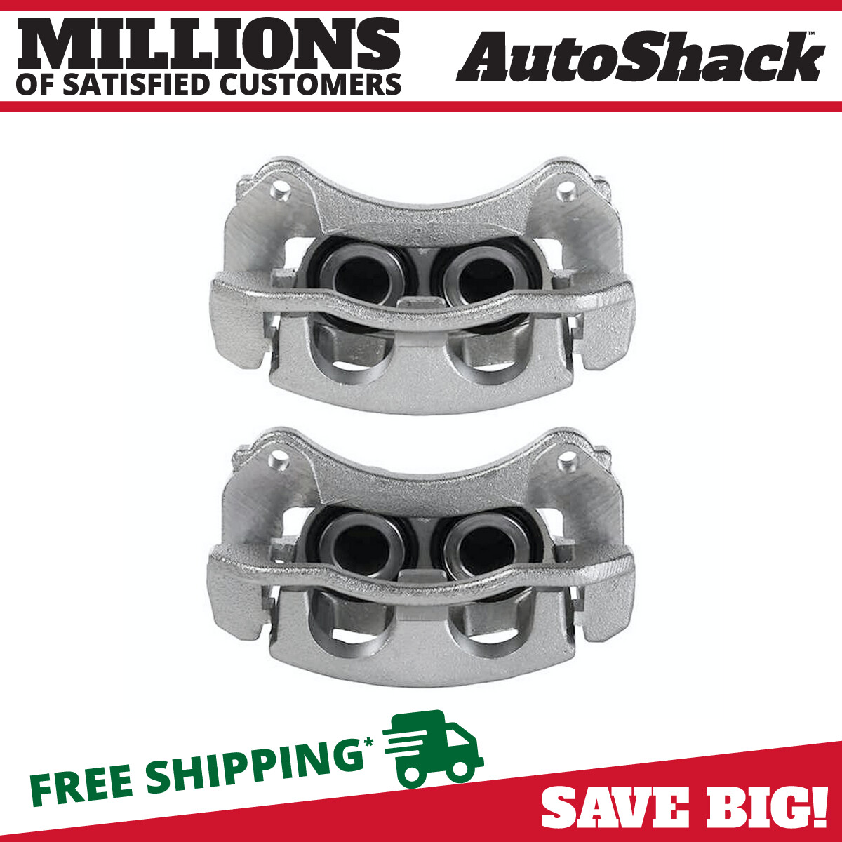 Front Brake Calipers w/ Bracket Pair 2 for Ford Ranger Mazda B2300 ...