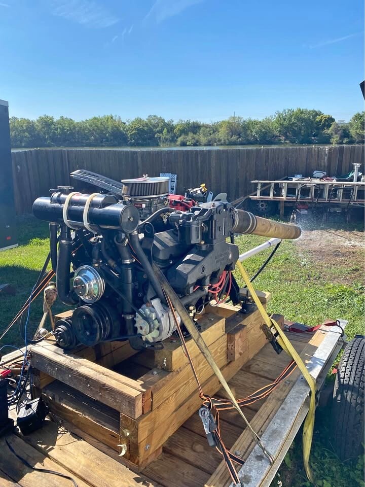 Mercruiser 454 Rebuilt Marine Engine RUNS PERFECT with trailer and ...