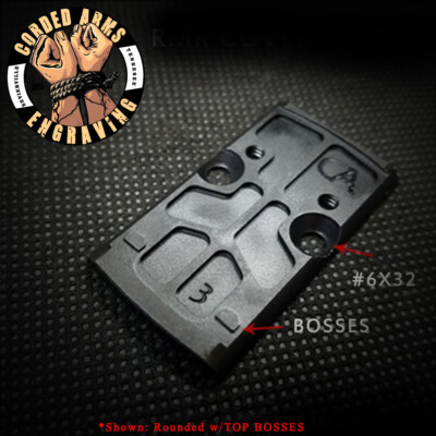 RMR To RMSc Adapter Plate ROUNDED Notched Bottom/Top Bosses | eBay