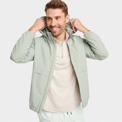 Men's Packable Jacket - All In Motion Light Green XL 85239871942| eBay