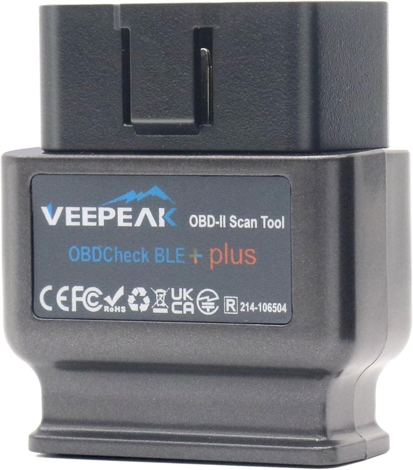 Veepeak BLE+ Bluetooth OBD2 Scanner iOS Android Code Reader & Engine ...