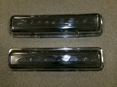 CHEVROLET 1965 1966 1967 CHROME VALVE COVERS L79 | eBay