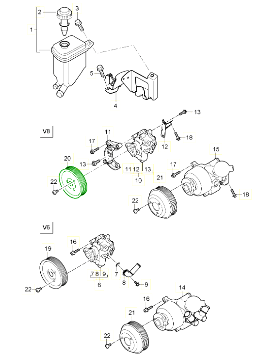 POWER STEERING PUMP PULLEY. PORSCHE CAYENNE - 94814701901 | eBay UK