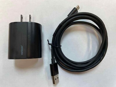 Original Verizon 30W 6ft USB-C Type C Quick Charge 3Amp Fast Home Wall ...