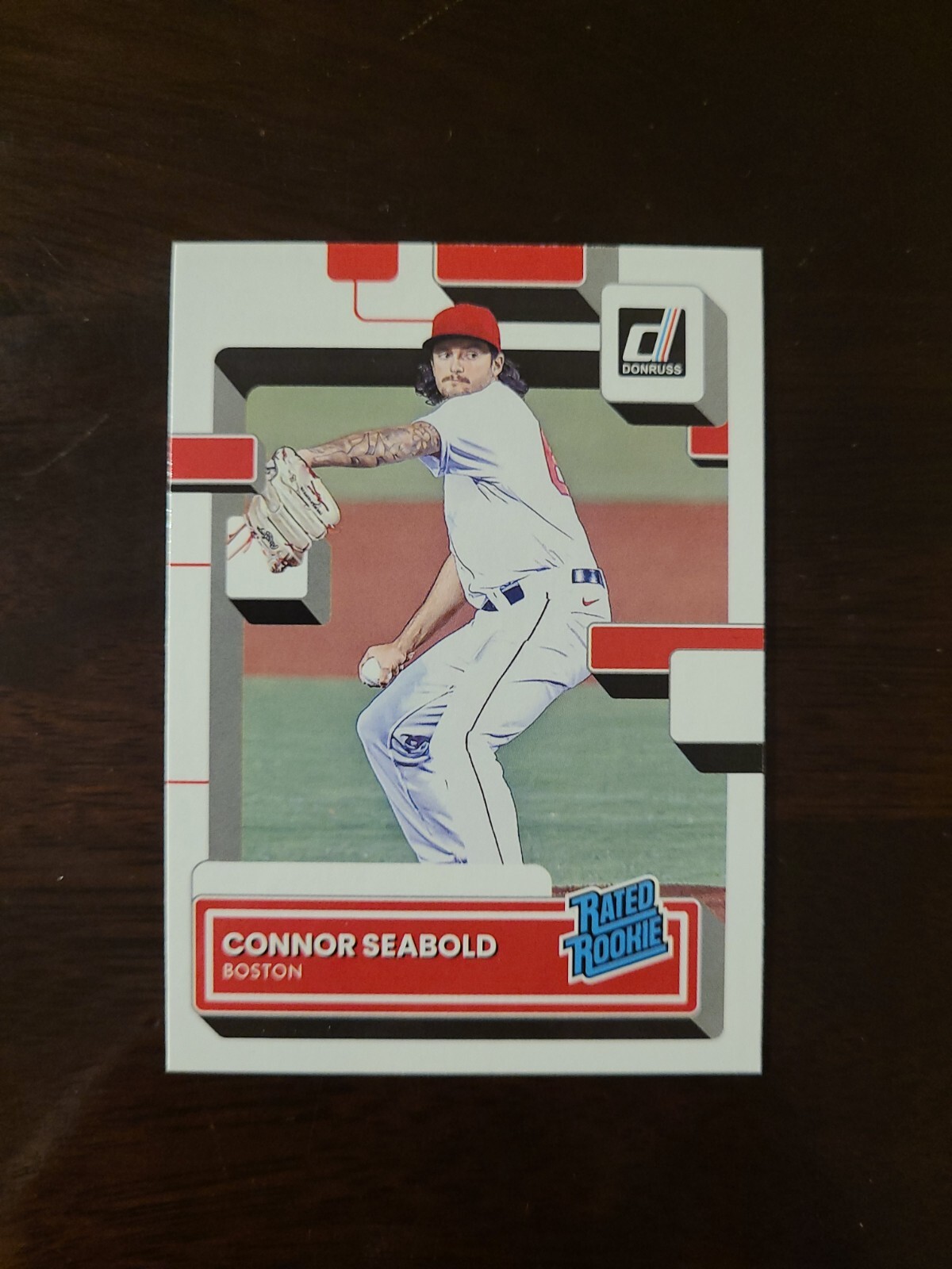 2022 Donruss Connor Seabold RC #59 Boston Red Sox Rated Rookie Panini ...