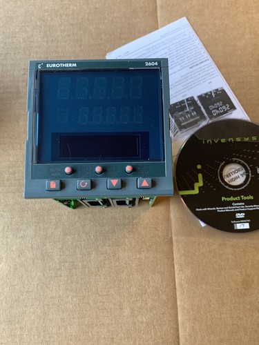 EUROTHERM 2604/VH/353/XX/LO/D6/RR/RR/PV/XX/F2/XX/ENG/U2 TEMPERATURE ...
