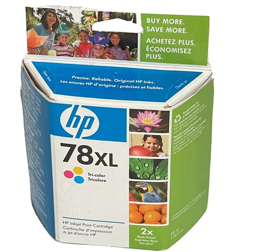 HP 78XL Tri-Color Original Ink Cartridge C6578DN Deskjet Expired-02/ ...