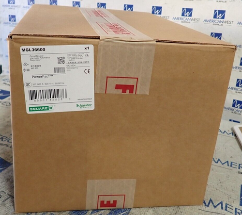 NEW - Square D MGL36600 600 Amp 600 VAC 3 Pole PowerPact M Circuit ...