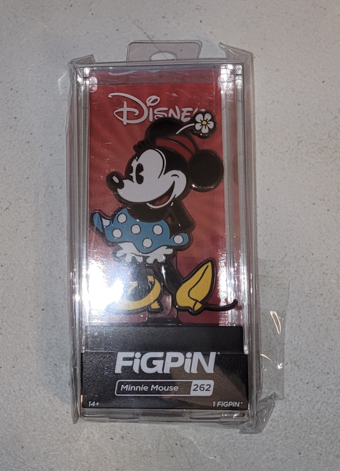 New FiGPiN Disney Minnie Mouse Enamel Pin Locked #262 | eBay